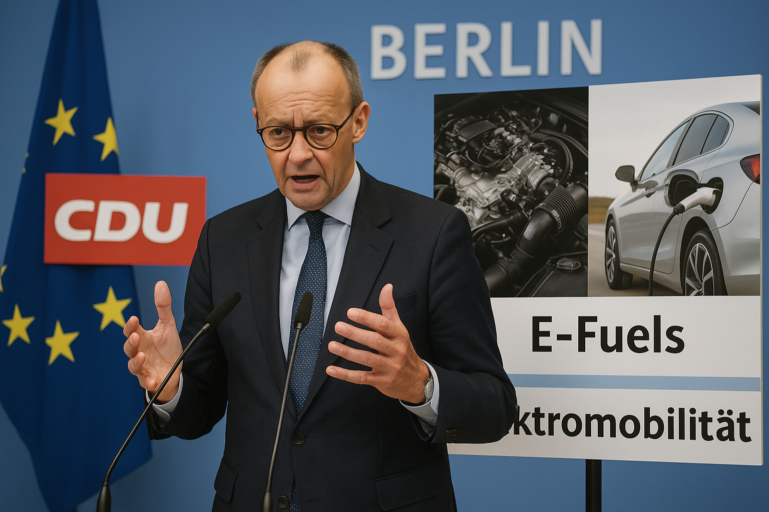 🚗 Klare Kante aus der Union: Friedrich Merz bekräftigt Ablehnung des EU ...